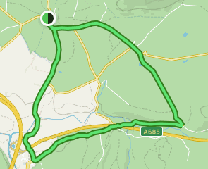 Orton, Kelleth, Gaisgill, and Tebay Circular, Cumbria, England - Map ...