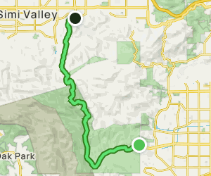 Victory Trailhead to Simi Valley via Simi Hills: 100 Reviews, Map ...
