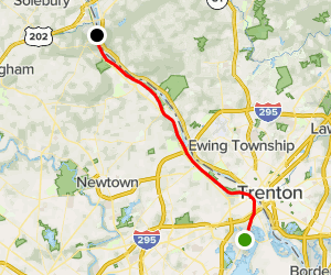 Delaware Canal National Heritage Trail | Mapa, Roteiro - New Jersey ...