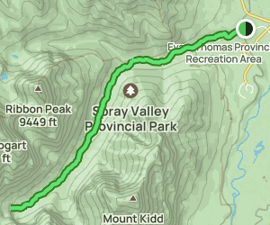 AllTrails | Ribbon Falls via Ribbon Creek Trail: 869 Reviews, Map ...