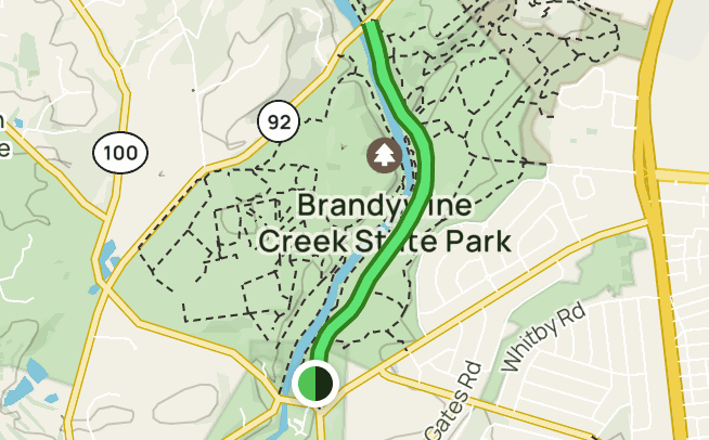 Brandywine River Map Brandywine River Map