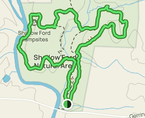 Shallow Ford Orange, Yellow, Green, Blue Loop, North Carolina - 505 ...