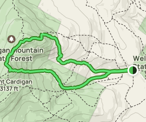 Holt Trail and Manning Trail Loop to Mount Cardigan: 260 Reviews, Map ...