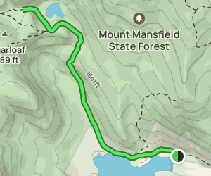 Nebraska Notch via Lake Mansfield Trail: 587 Reviews, Map - Vermont ...