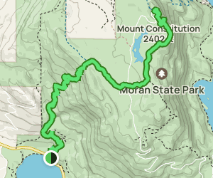 Mount Constitution From Cascade Lake: 150 Reviews, Map - Washington ...