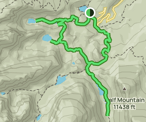 Dream, Emerald, Haiyaha, and Mills Lake via Glacier Gorge Loop: 470 ...
