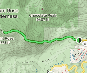 Mount Rose Southeast Ridge Trail: 161 Reviews, Map - Nevada | AllTrails