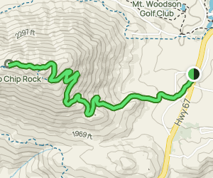 AllTrails | Woodson Mountain and Potato Chip Rock via Hwy 67: 5883 ...