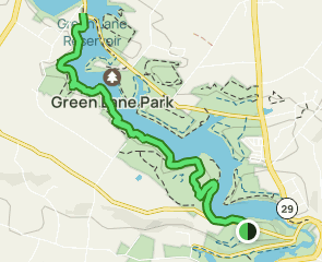 Perkiomen Creek and Green Lane Reservoir via Blue Trail, Pennsylvania ...
