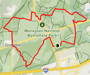 First and Second Battle of Manassas Loop Trail | Mapa, Roteiro ...