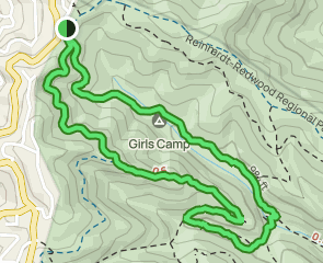 French Trail, Tres Sendas, and Stream Trail Loop, California - 1,319 ...