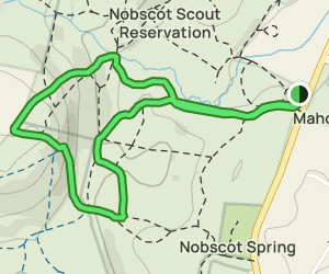 Nobscot Lookout Tower via Monson, Pierce, Tower, Jethro Loop ...
