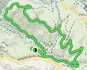 Sunset, Sequoia Bay View and Chaparral Trail Loop, California - 1,134 ...