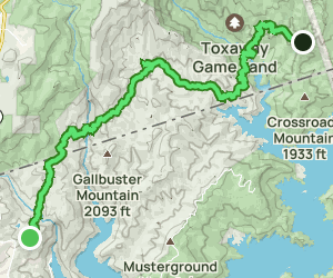 Foothills Trail: Bad Creek A7 to Bear Gap: 85 Reviews, Map - South ...