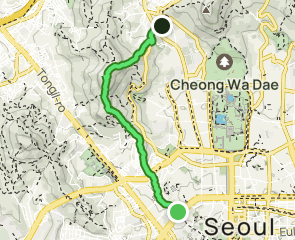 Seoul City Wall: Section 2 - Inwangsan Area, Seoul, South Korea - 130 ...