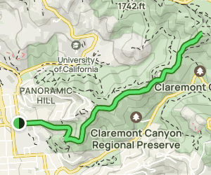 Strawberry Creek Fire Trails via Dwight Way: 496 Reviews, Map ...