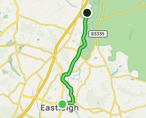 Eastleigh to Shawford via the Itchen Way, Hampshire, England - 78 ...