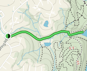 Pot Spring Road Fire Trail to Loch Raven Reservoir, Maryland - 456 ...