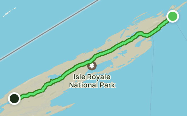 Isle Royale National Park Map