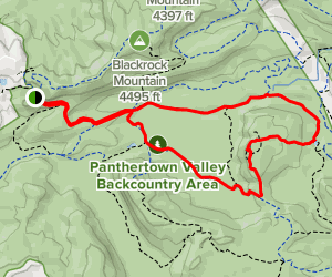 Panthertown Valley Trail to Mac's Gap Trail Loop | Mapa, Roteiro ...