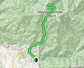 Modjeska Peak via Joplin Truck Trail, California - 153 Reviews, Map ...