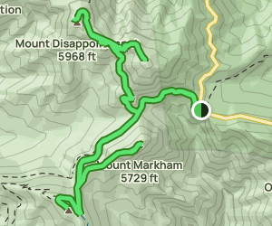 San Gabriel, Mount Disappointment, Lowe, Markham via Mt Lowe Motorway ...