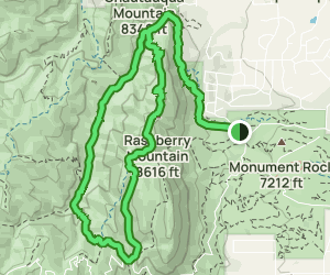 Limbaugh Canyon and Raspberry Mountain Loop: 200 Reviews, Map ...