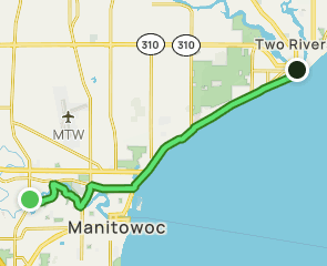 Manitowoc to Two Rivers via Mariners Trail, Wisconsin - 44 Reviews, Map ...