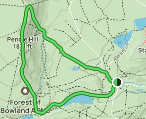 Barley to Pendle Hill Circular: 214 Reviews, Map - Lancashire, England ...