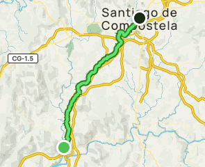 Central Portuguese Way: Padrón - Santiago de Compostela, A Coruña ...