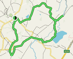 Barcombe Cross, Anchor Inn, and Barcombe Mills Circular, East Sussex ...