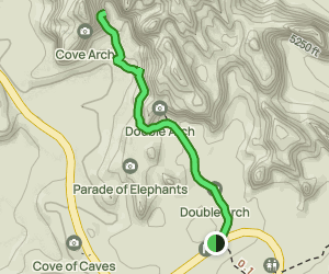 Cove of Caves via Parade of Elephants Trail: 162 Reviews, Map - Utah ...
