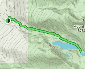 Wedgemount Lake and Tupper Lake, British Columbia, Canada - 2,140 ...