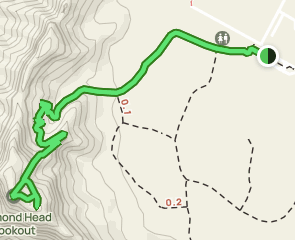 Diamond Head Crater (Lēʻahi) Summit Trail, Oahu, Hawaii - 12,260 ...