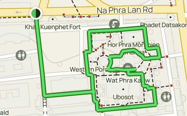 Wat Phra Kaew Map