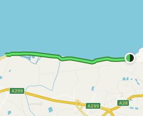 Minnis Bay to Reculver County Park Via Northern Sea Wall Trail, Kent ...