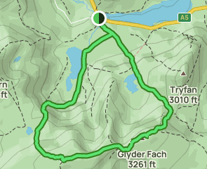 Glyder Fawr and Glyder Fach Circular, Gwynedd, Wales - 525 Reviews, Map ...