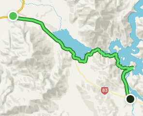 Alps to Ocean Segment 6: Omarama to Otematata, Canterbury, New Zealand ...