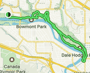 Baker Park - Bowmont Park - Dale Hodges Park Loop, Alberta, Canada ...