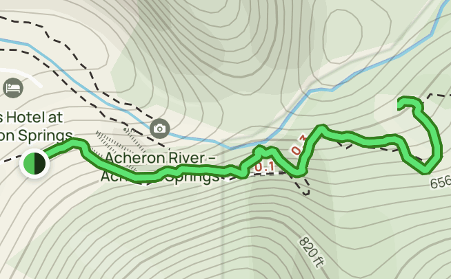 Acheron River Map