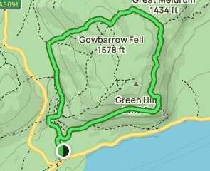 Aira Force and Gowbarrow Park Circular, Cumbria, England - 1,483 ...