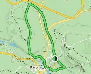 Bakewell, Hassop, and the River Wye Circular, Derbyshire, England - 602 ...