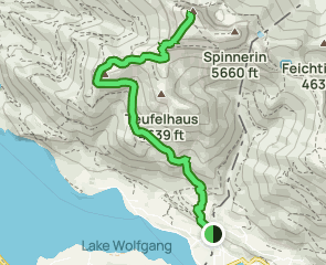 Sankt Wolfgang (Salzkammergut) to the Schafberg, Upper Austria, Austria ...