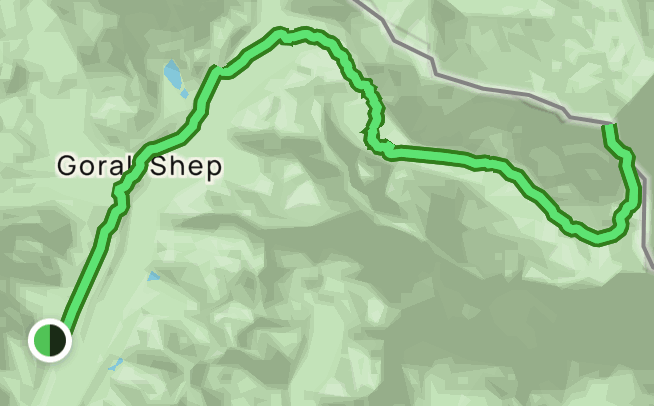 Expedition Everest Track Map