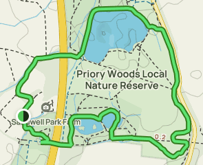 Priory Woods Trail via Sandwell Valley Farm, West Midlands, England ...