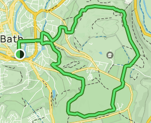 Bathwick and Claverton Down Circular (Bath Skyline), Somerset, England ...