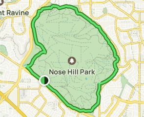 Nose Hill Perimeter Loop from Brisebois Drive: 124 Reviews, Map ...