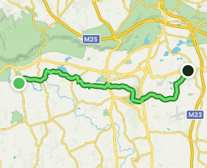 Greensand Way: Brockham to Nutfield, Surrey, England - 4 Reviews, Map ...