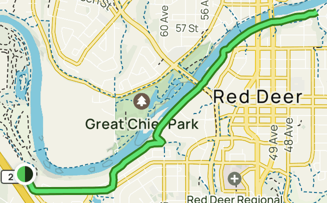 Red Deer Alberta Canada Map