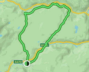 Dolwyddelan to Pont Cyfyng via Sarn Helen Circular, Conwy, Wales - 20 ...